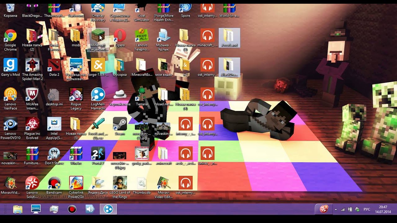 как устанавливать моды на minecraft windows 8 1.6.4 с голосом - YouTube