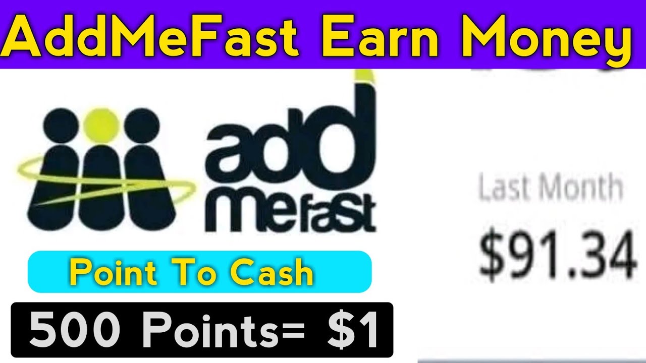 addmefast withdraw money | addmefast earn money | addmefast points to ...