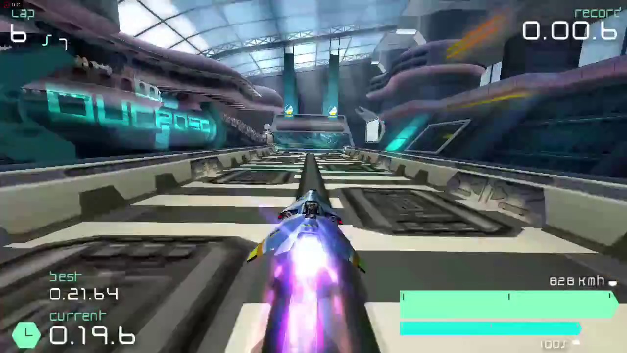 WipEout Pulse, Outpost 7 Black, Speed Lap (Phantom) - 20.27 - YouTube