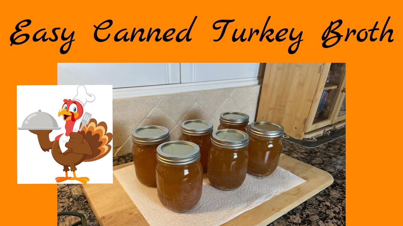 Canning TURKEY BROTH from my Thanksgiving Turkey! #canning #turkeybroth ...