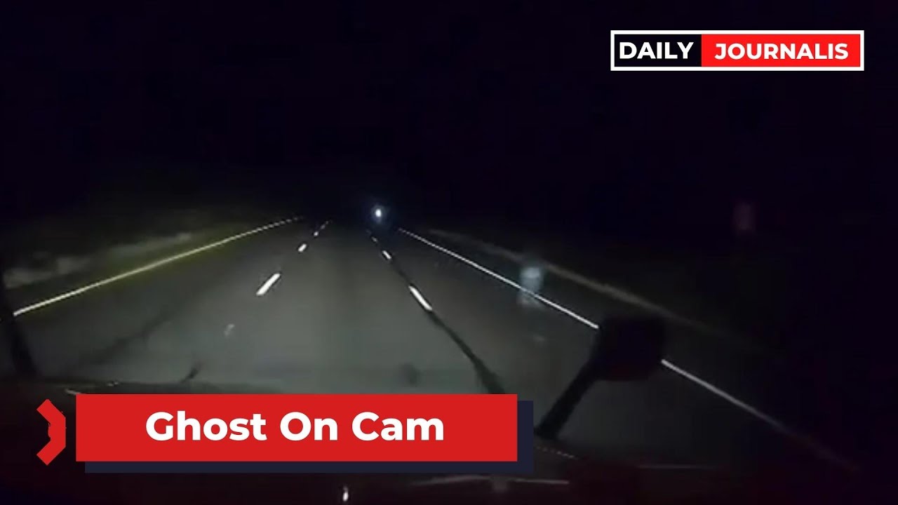 Dashcam video : Trucker records creepy ghost-like figure on Arizona ...