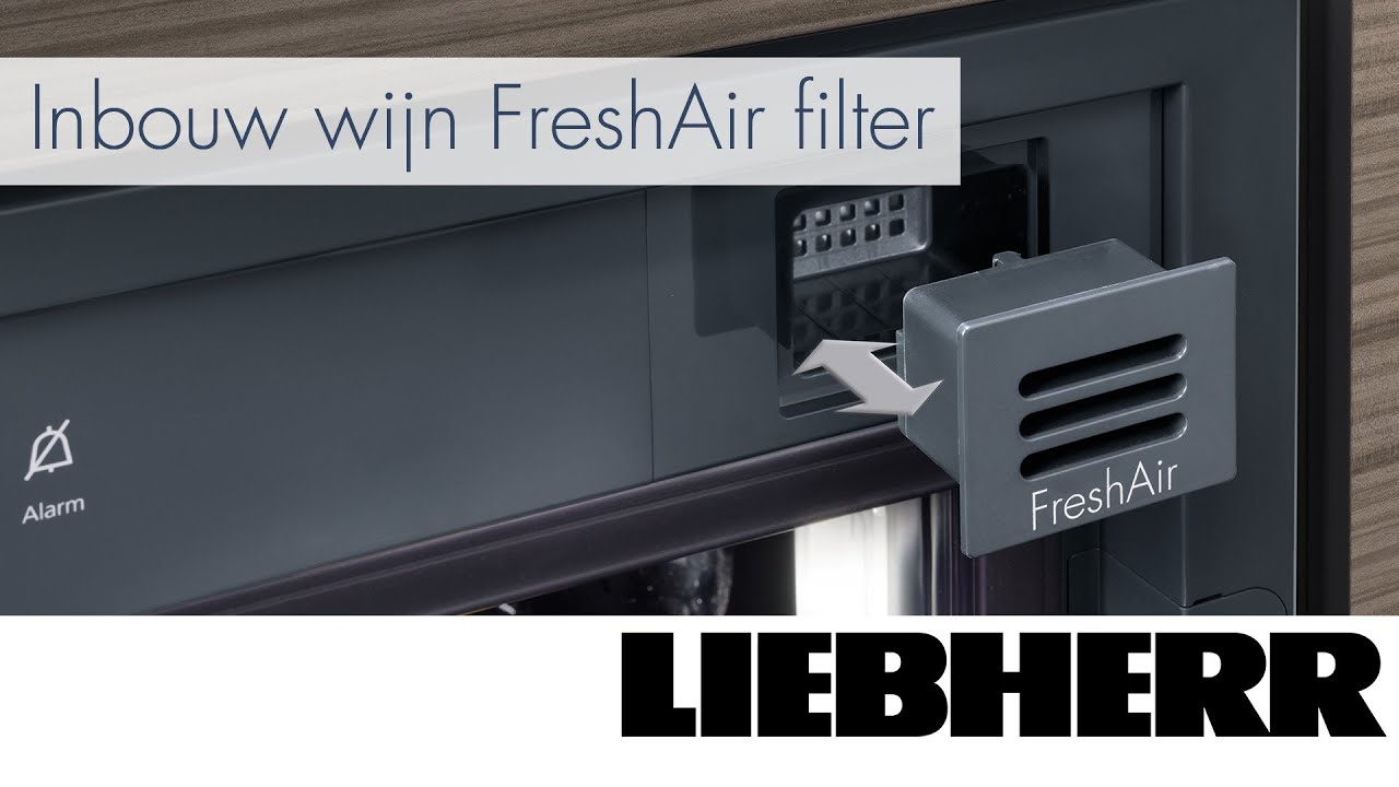 Liebherr features: Inbouw wijnkast FreshAir filter - YouTube