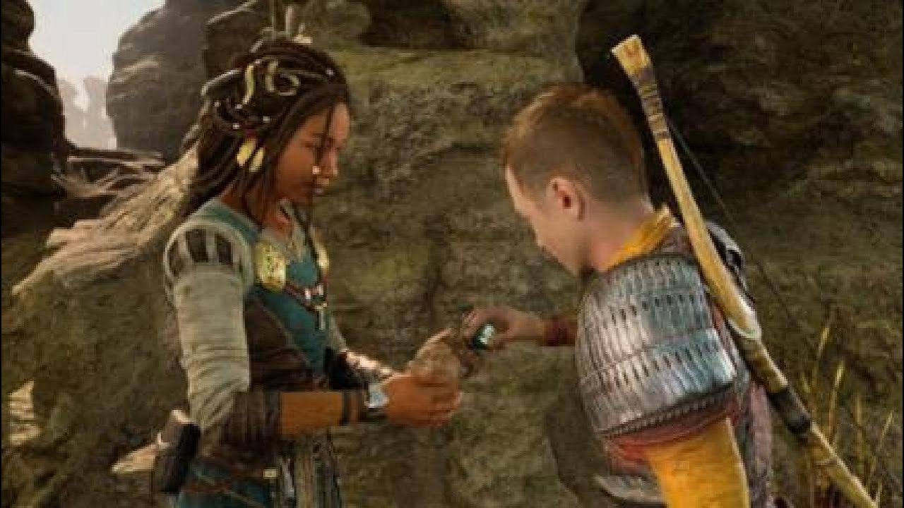 Angrboda Shows Atreus Giant's Marbles GOD OF WAR RAGNAROK PS5 | GOW ...