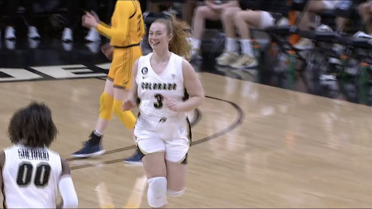 Frida Formann's career game leads the way in Buffs win over Cal - YouTube