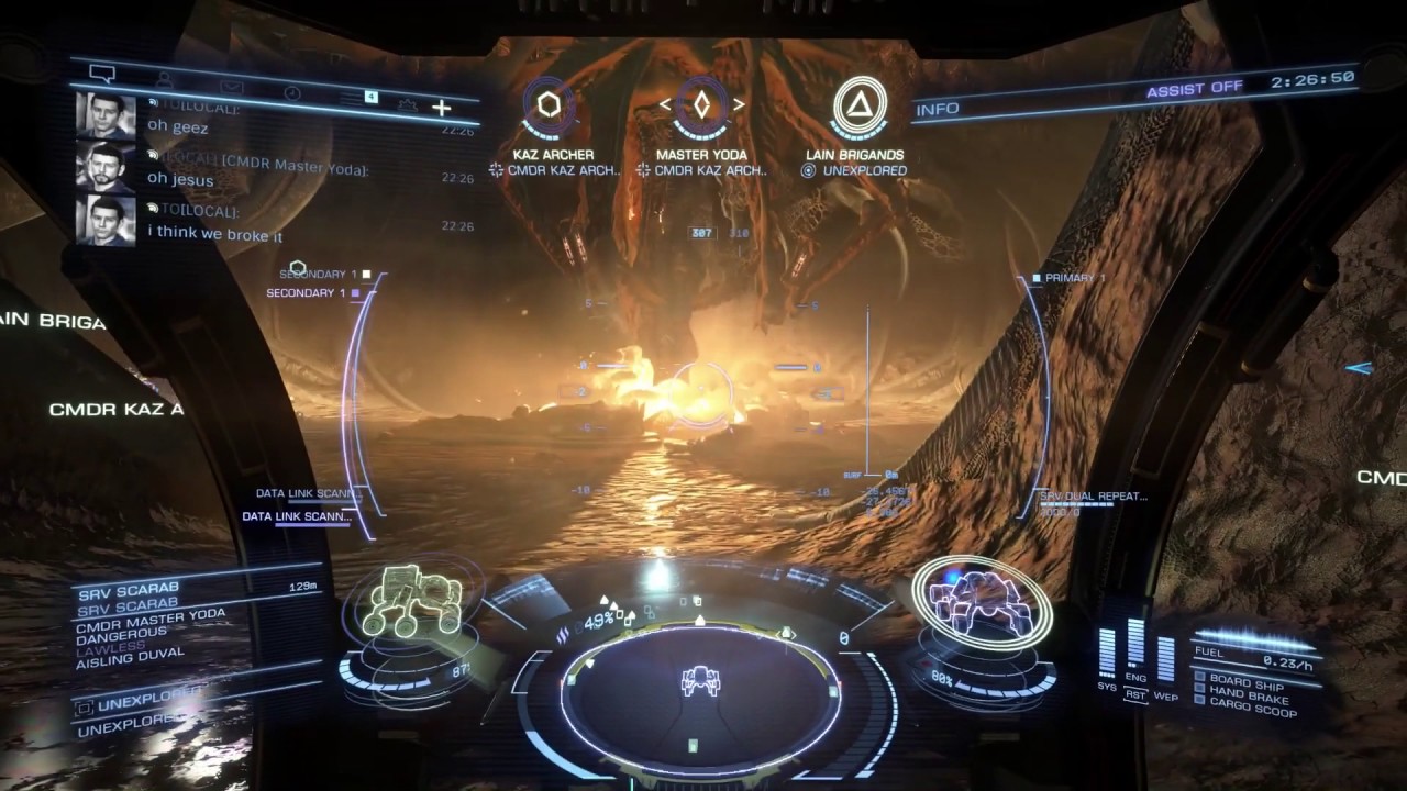 Elite Dangerous: Thargoid Machine Goes Haywire - YouTube