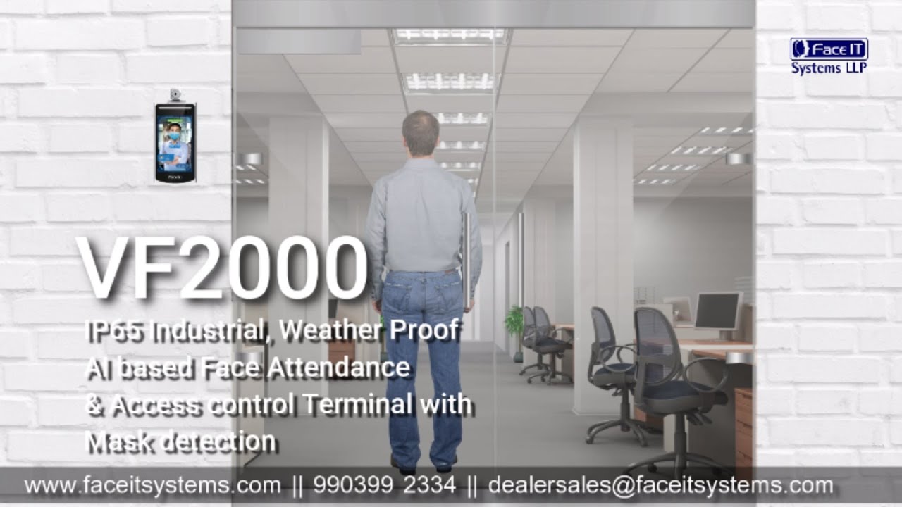 VF2000 Artificial Intelligence based Facial Recognition attendance ...