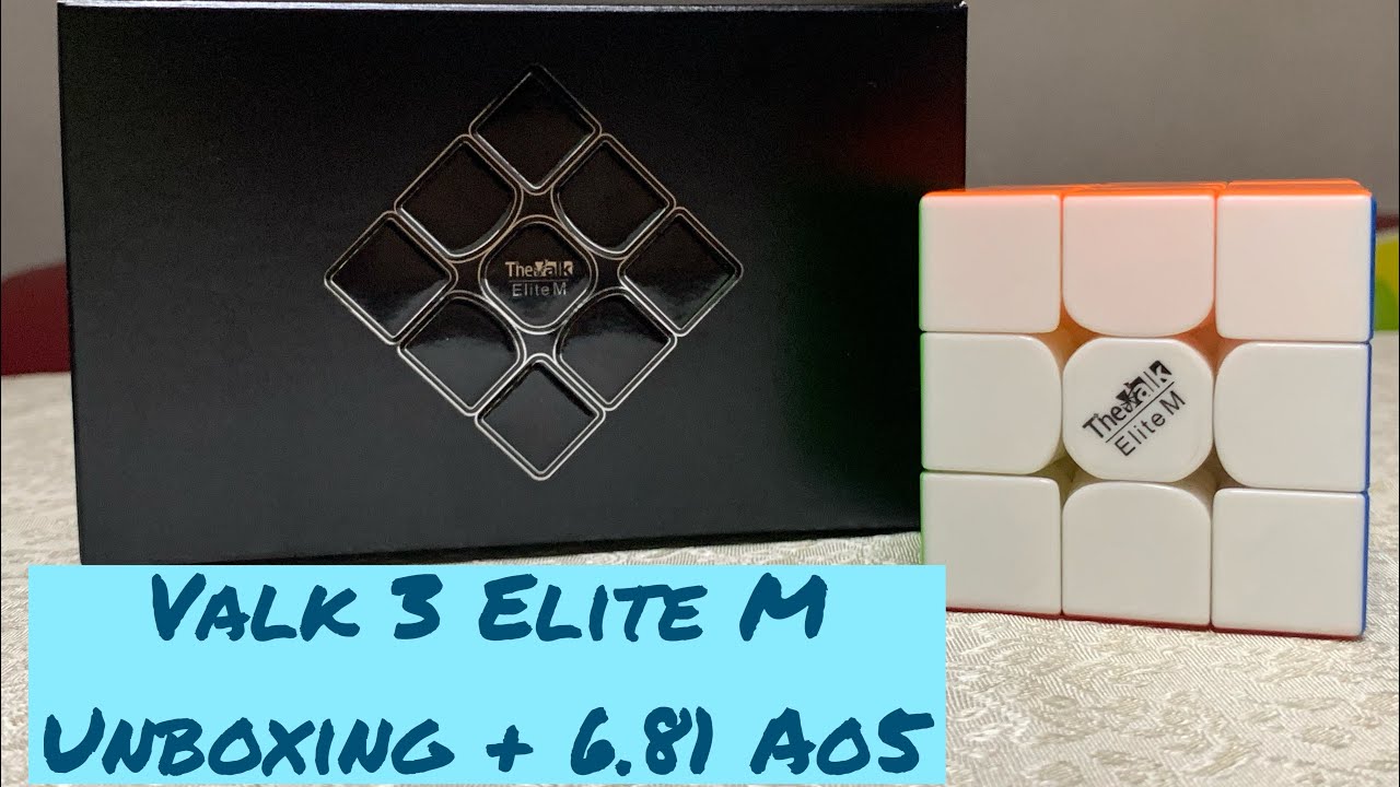 Valk Elite M Unboxing + 6.81 ao5 - YouTube