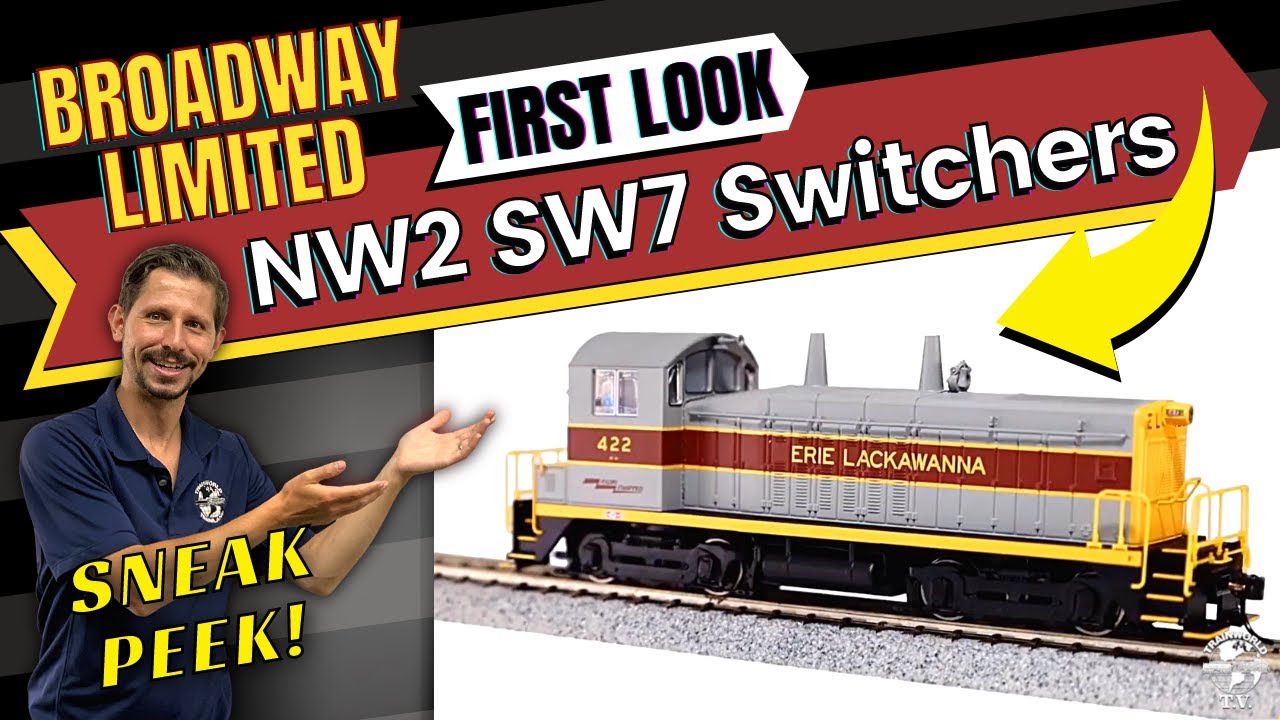 HO Scale Broadway Limited - NW2 SW7 Switchers - First Look! - YouTube