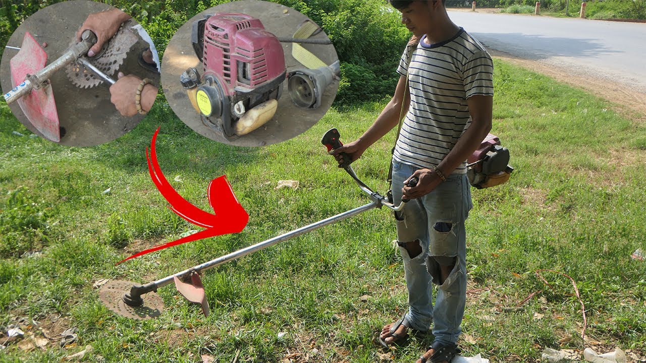 Repairing Tools/ How to Repair The Old Broken Brush Cutter Machine at ...