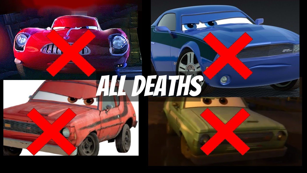 Listing all the cars that died in Cars 2 - YouTube