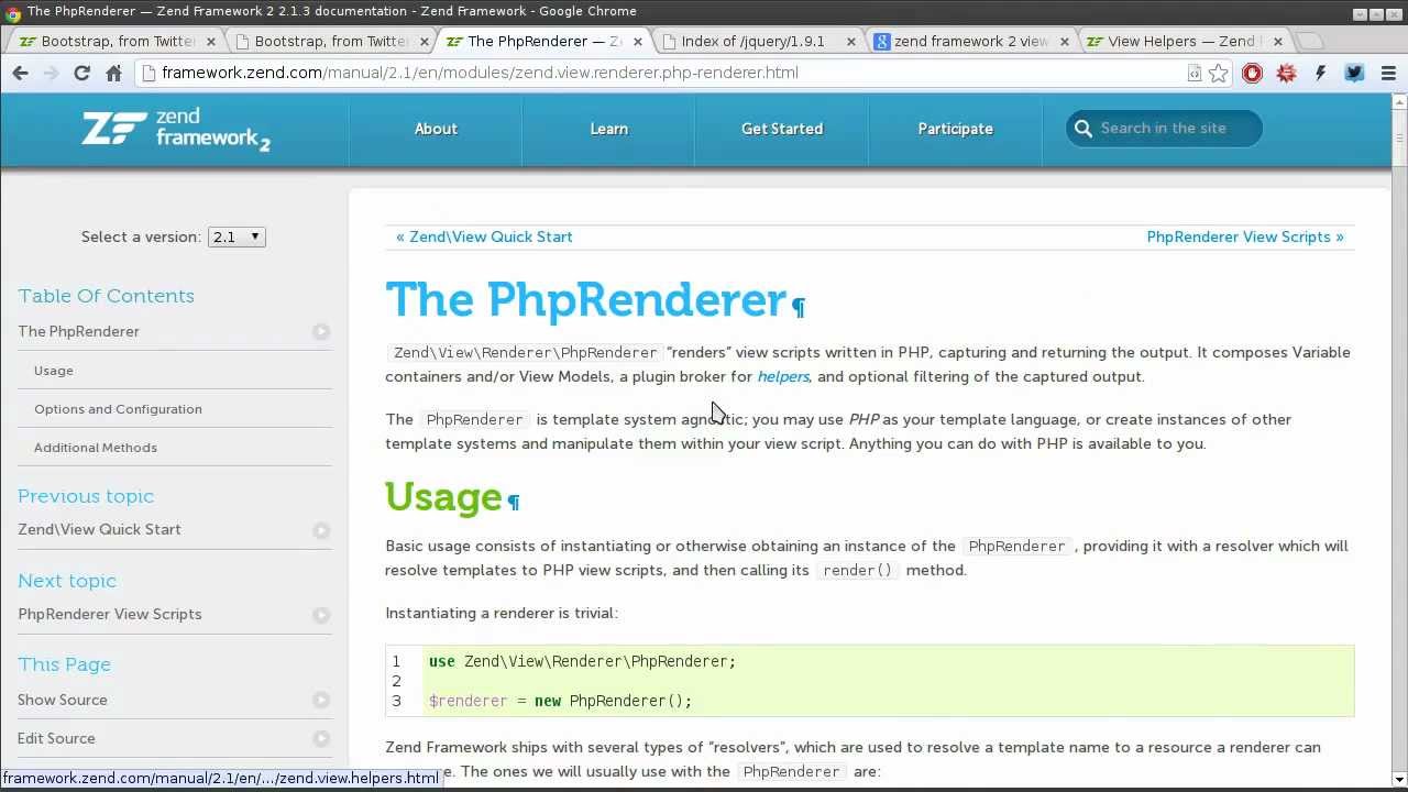 Zend Framework 2 1 Tutorial 6 Common View Helpers Youtube