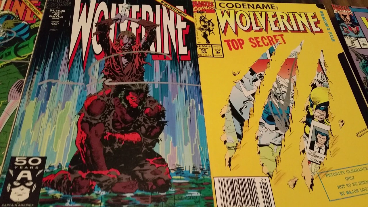 Logan Weapon X Wolverine comic collection - YouTube