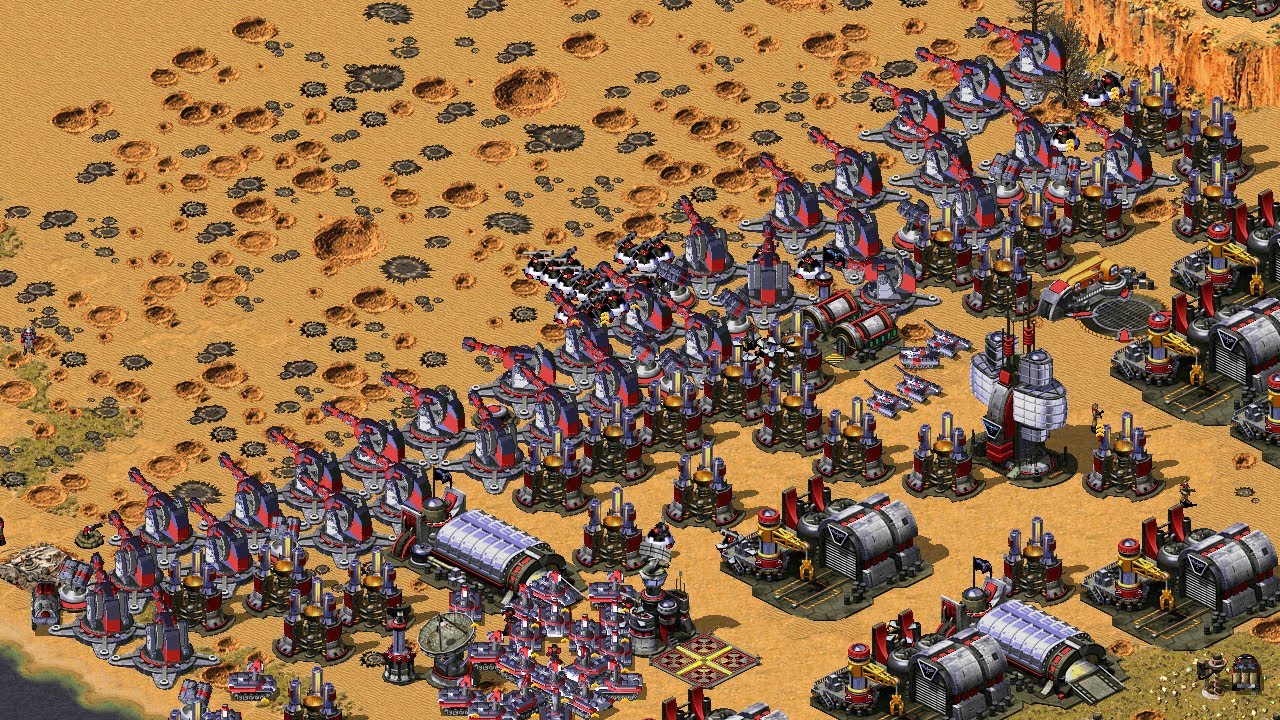 Red Alert 2 | Extra hard ai | 7 vs 1 | Aden Aden Map | france - YouTube