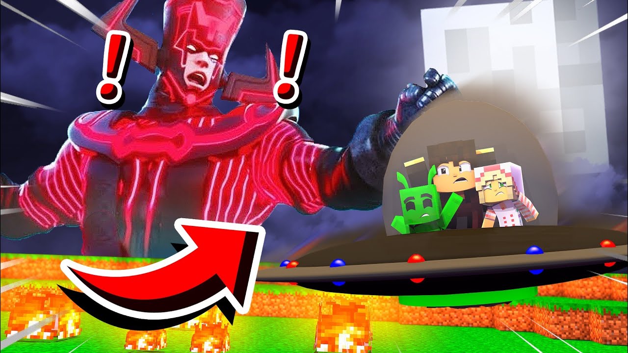 GALACTUS ARRIVE SUR MINECRAFT ! - YouTube