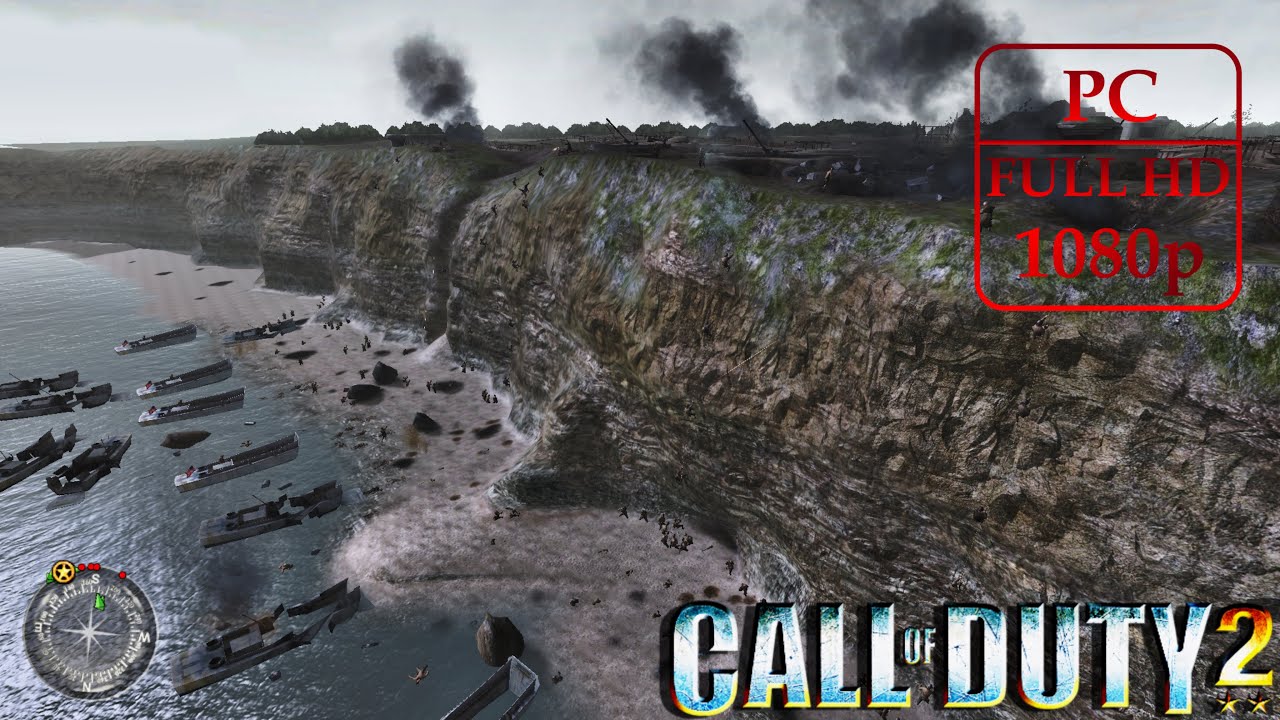 Call of duty 2: The Battle of Pointe du Hoc [FULL HD] - YouTube