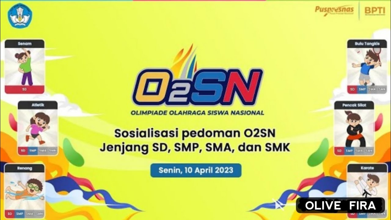 Cara Pendaftaran Peserta O2SN Tahun 2023 - YouTube