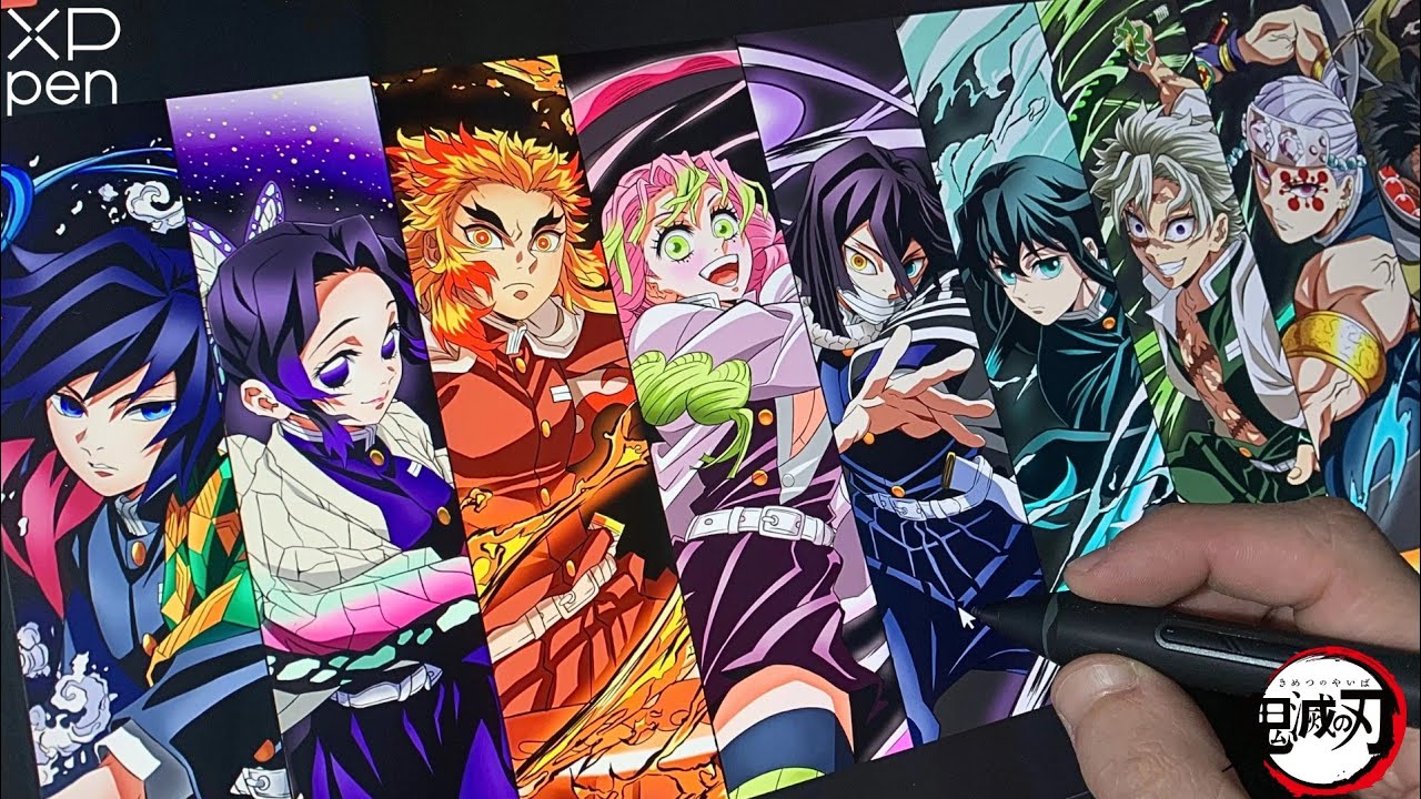 Drawing Hashira | Demon slayer / 鬼滅の刃 - YouTube