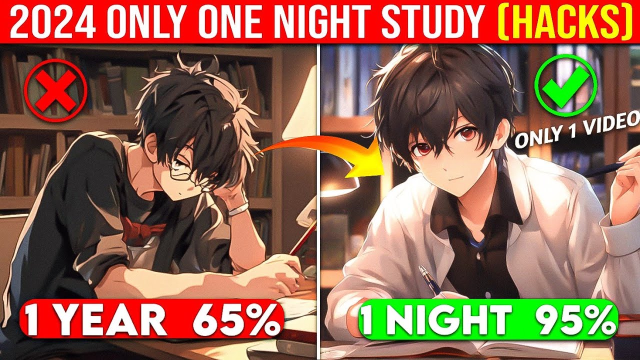 Secret Study Hack !! How to Study in Exam Time !! 1Day/ Night Before EXAM 95% Score - YouTube