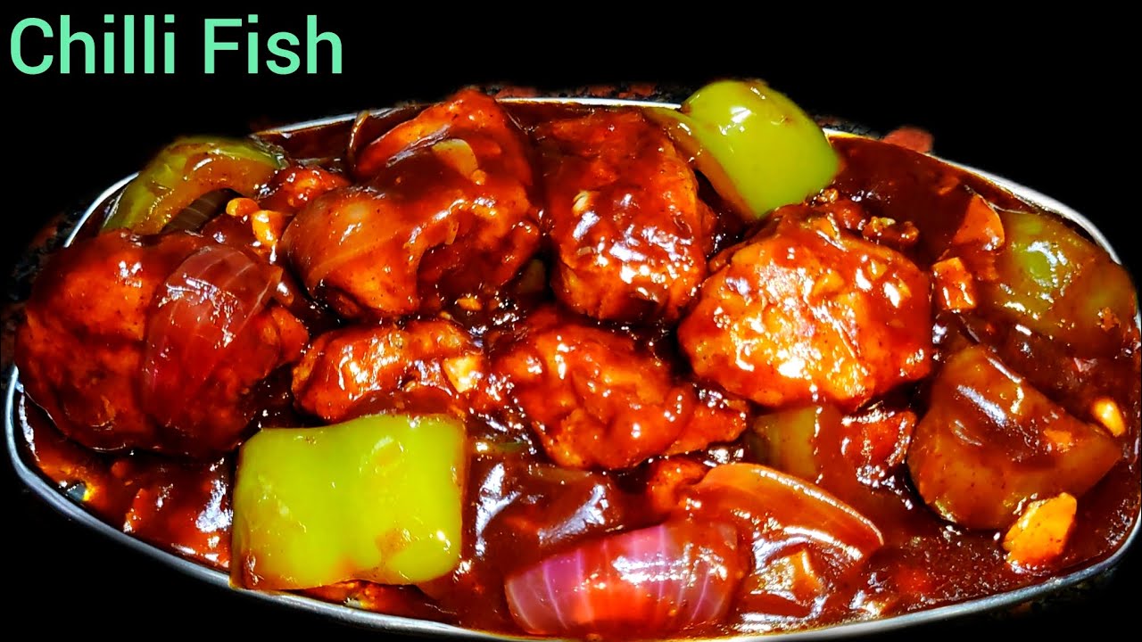 Chilli Fish Recipe । Chilli Fish Dry Recipe । How To Make Fish Chilly ...