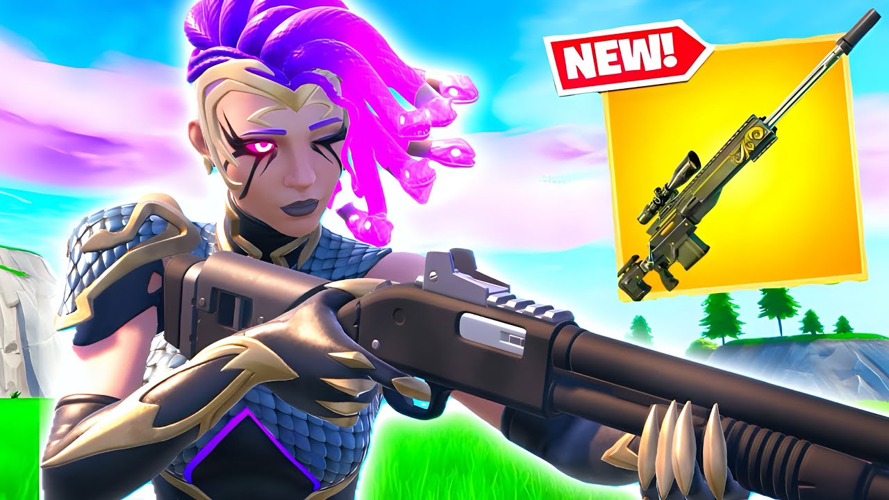 Gorgon Warrior Medusa Skin Gameplay: 32 Kill Solo Squad Win in Fortnite ...