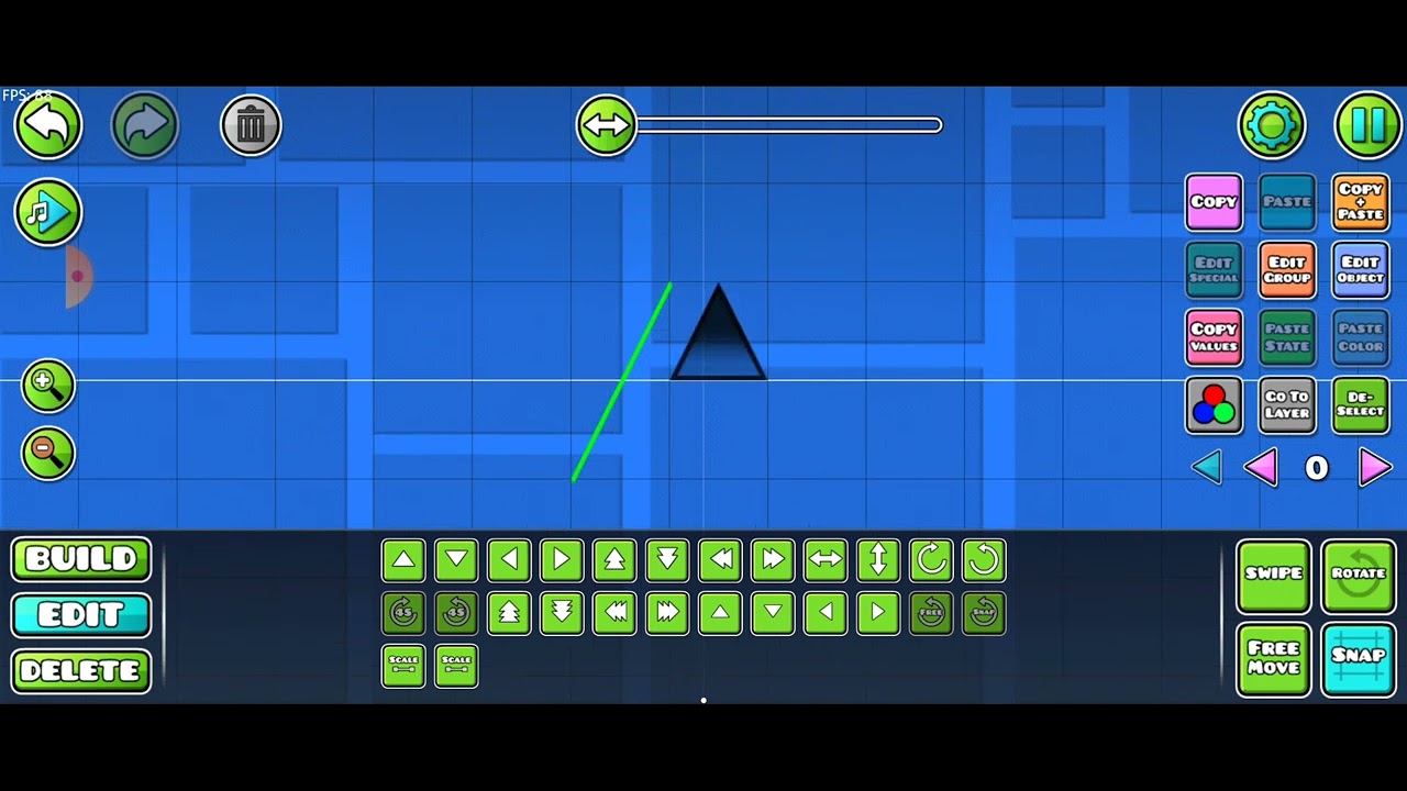 cómo ASER pinchos falsos en GD GD=Geometry dash - YouTube