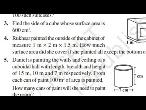 Q.4 | ex 9.2 | Mensuration | Class 8th #maths #ncert - YouTube