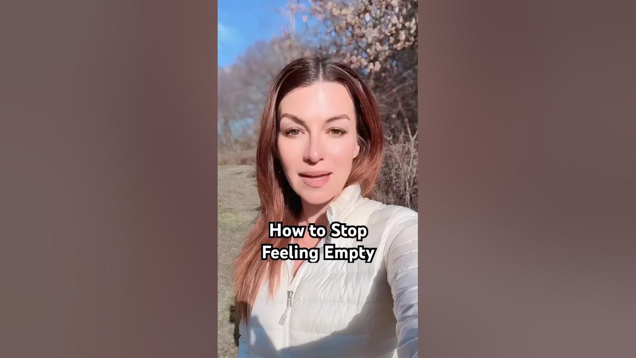 Feeling empty is a signal to reconnect with what truly matters. #MentalHealth # ...