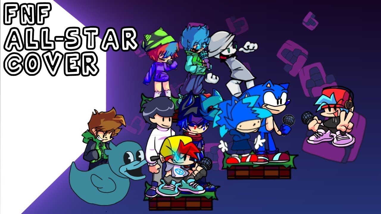 FNF All Star but EmirPlays and his friends sings it - YouTube