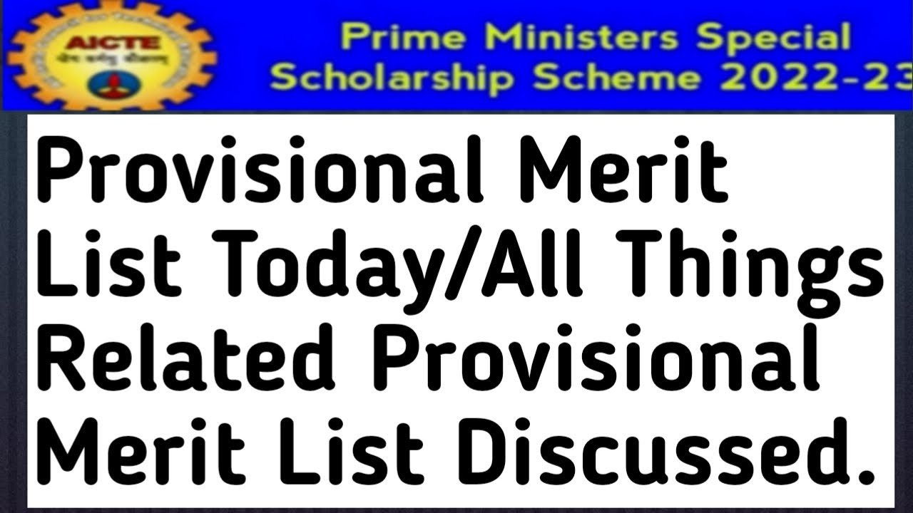 Provisional Merit List To Be Released Today What Is Merit List What We Provisional Merit List To Be Released Today What Is Merit List What We