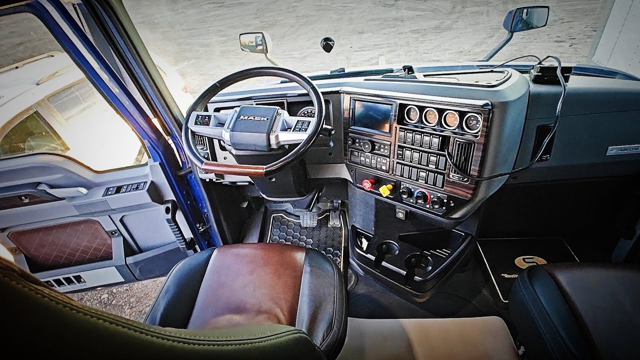 Inside Of A 2024 Mack Anthem - YouTube