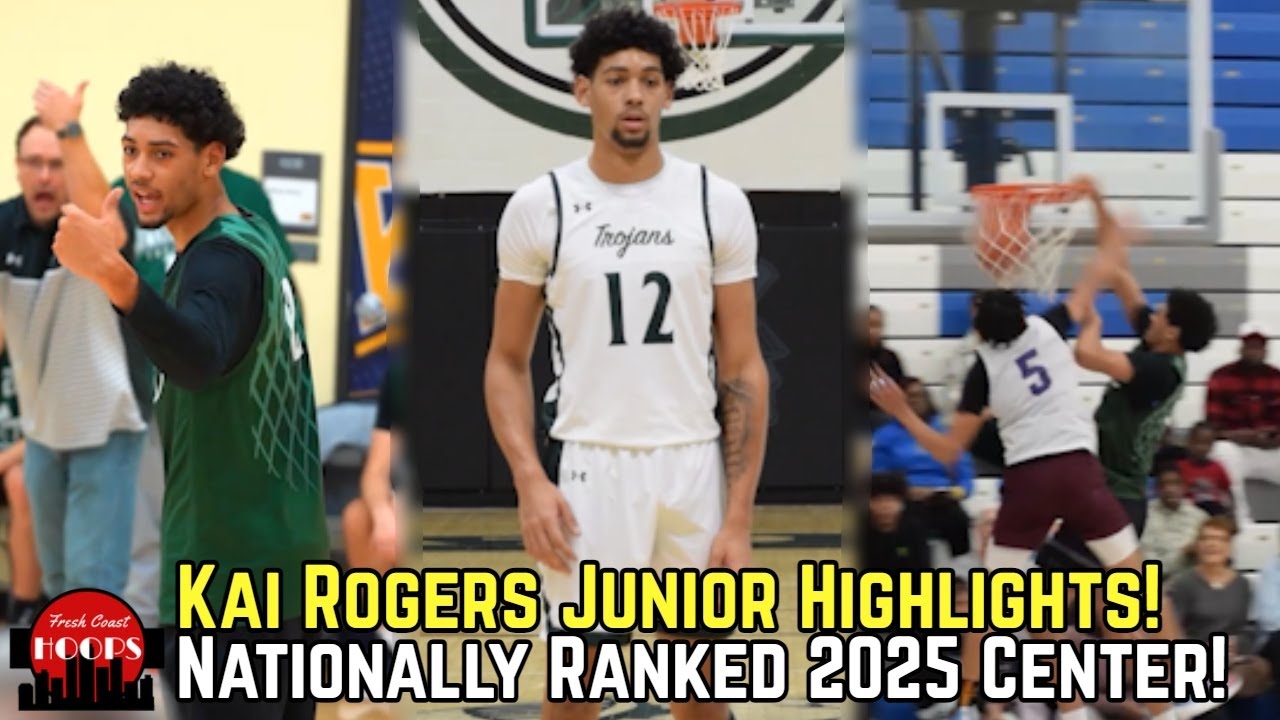 Kai Rogers Junior Highlights! 6'11 Nationally Ranked Center! - YouTube