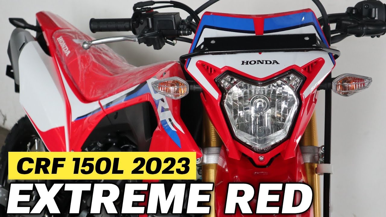 NEW CRF 150L 2023🔥EXTREME RED - YouTube