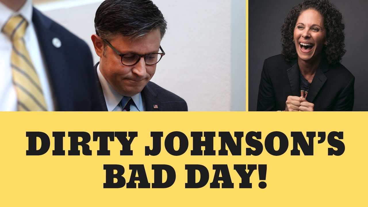 OMG FUNNY! Mike Johnson Backtracked into Trump's Lap! - YouTube