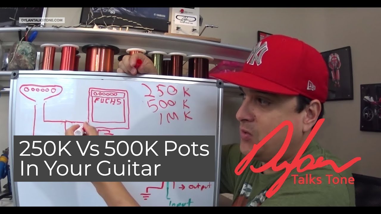 Dylan Talks Tone Ep #10 250 or 500k pots in your guitar #30 - YouTube
