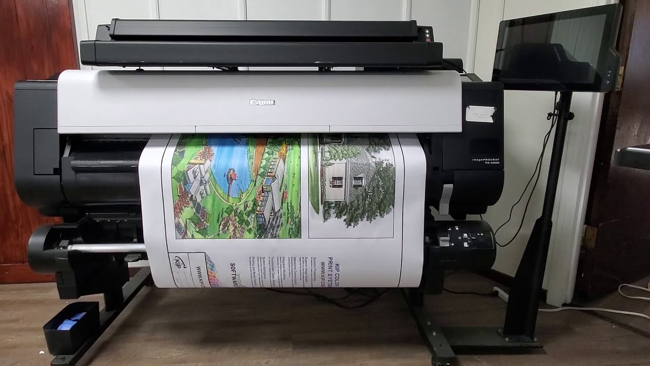 CANON TX-4000 44-inch Color Large Format Printer - Color Print Test ...