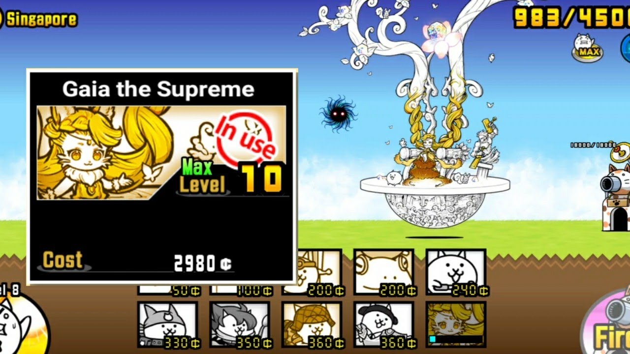 REVIEW LEGEND "Gaia the Creator" - THE BATTLE CATS - YouTube