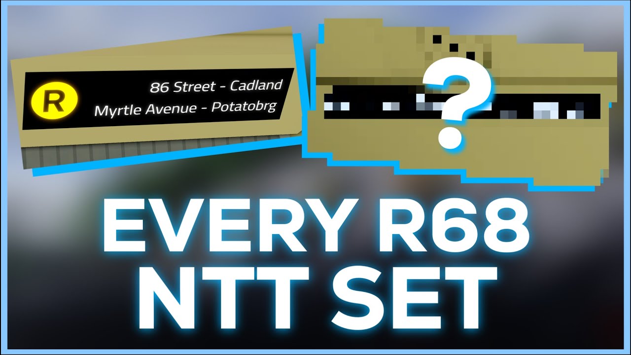 Every R68 NTT Test Set In PTA! | PTA Subway Roblox - YouTube
