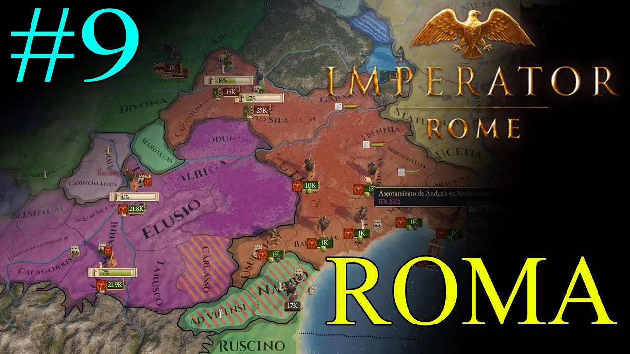 La Puerta de las Galias - Roma #9 - Imperator Rome 1.3 en español - YouTube