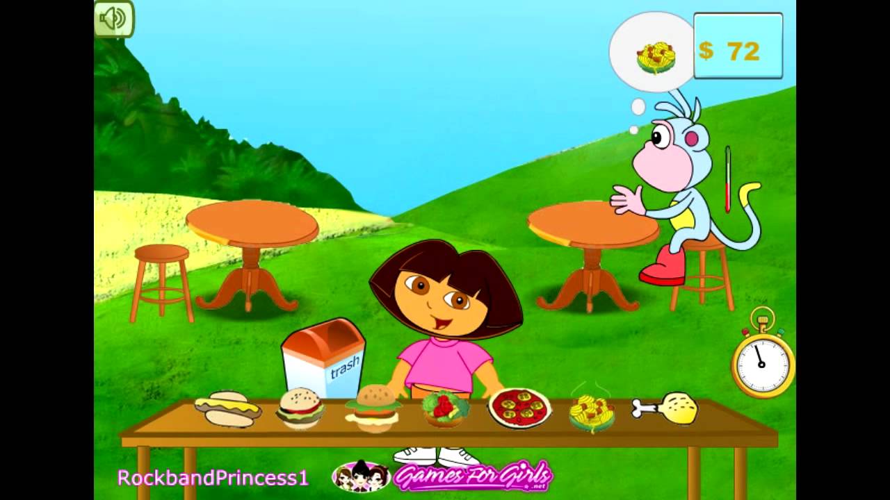 Dora The Explorer Online Games Dora Cooking - YouTube