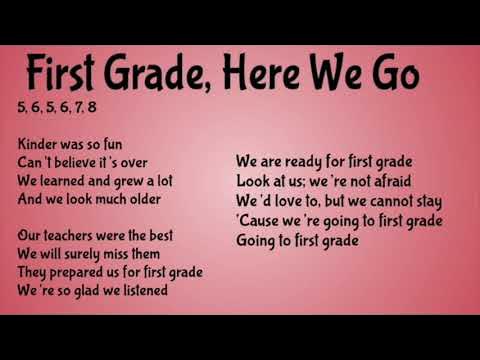 First Grade, Here We Go (parody of Hot To Go by Chappell Roan for ...