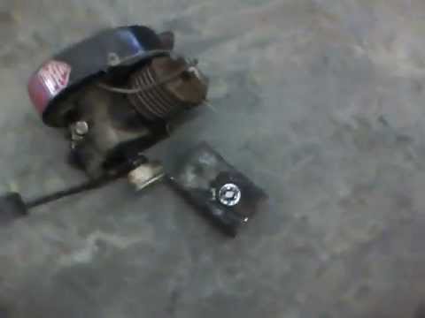 4 stroke iron horse engine - YouTube