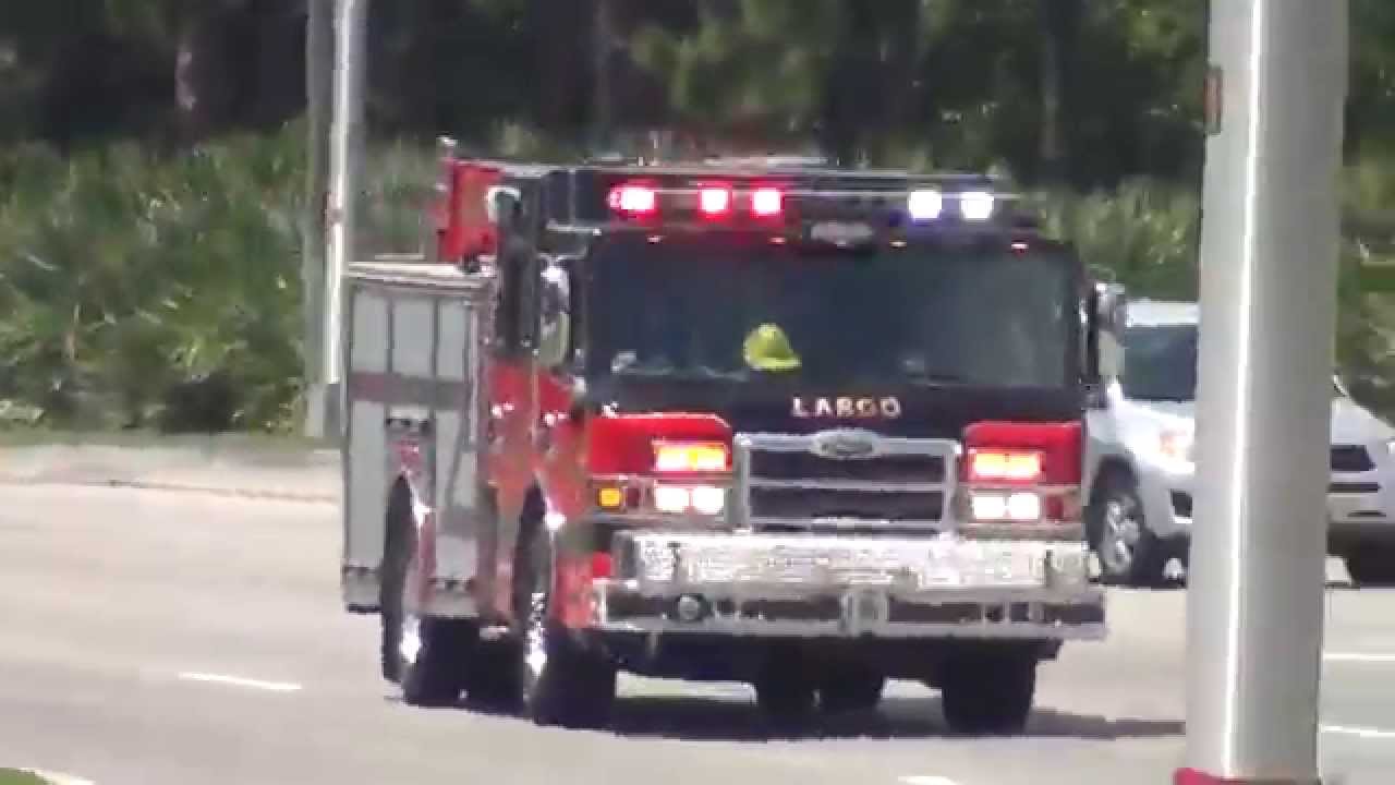Largo Fire Rescue Engine 40 Lights/Siren - YouTube