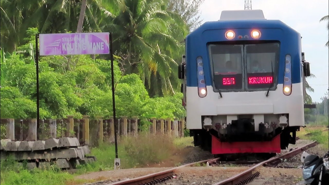 kereta api Cut Meutia || satu satunya kereta api penumpang di Nanggroe ...