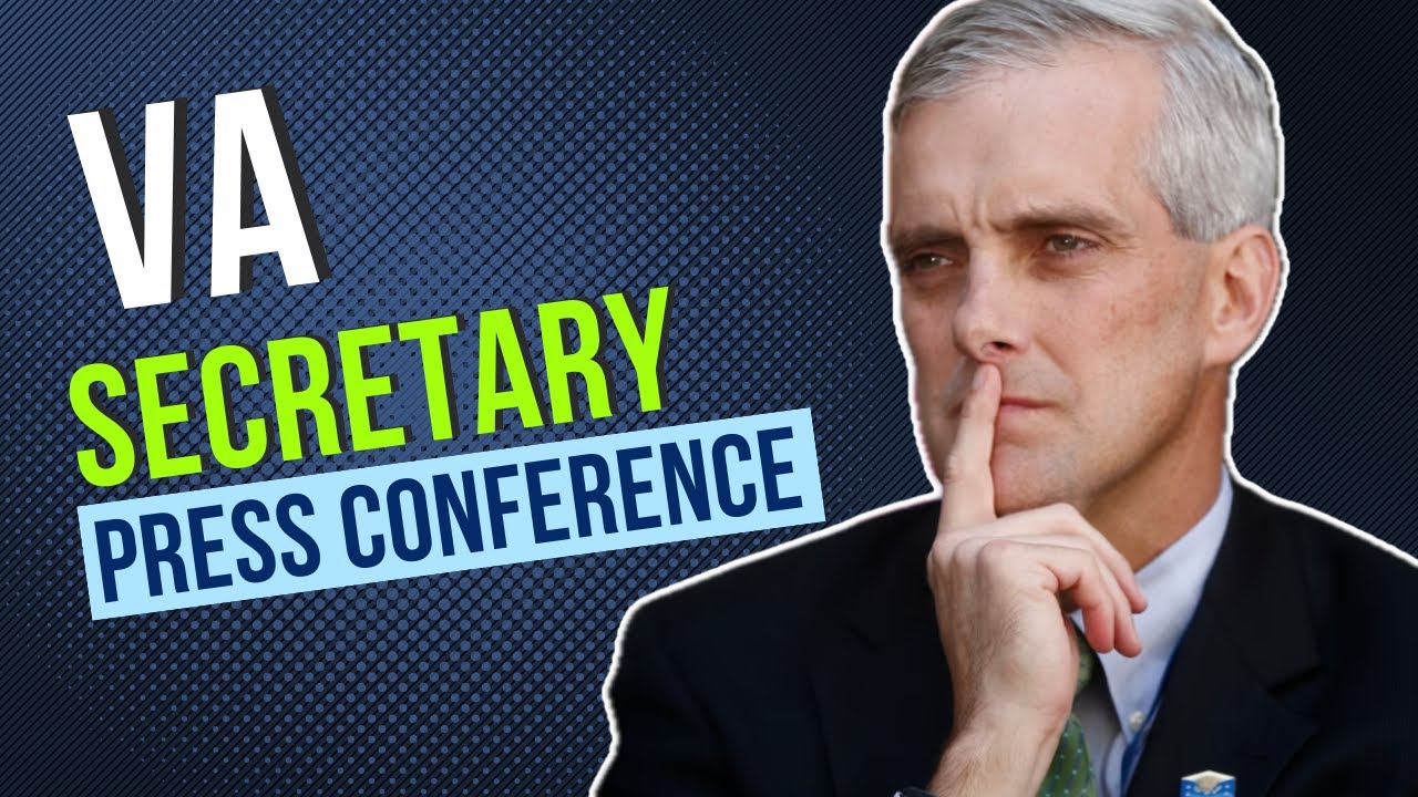 Department of Veteran Affairs Secretary Press Conference - YouTube