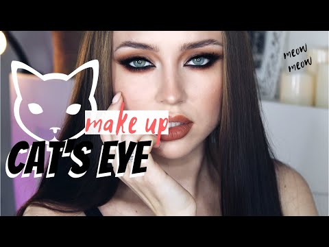 Макияж кошачий глаз  |  арабская стрелка