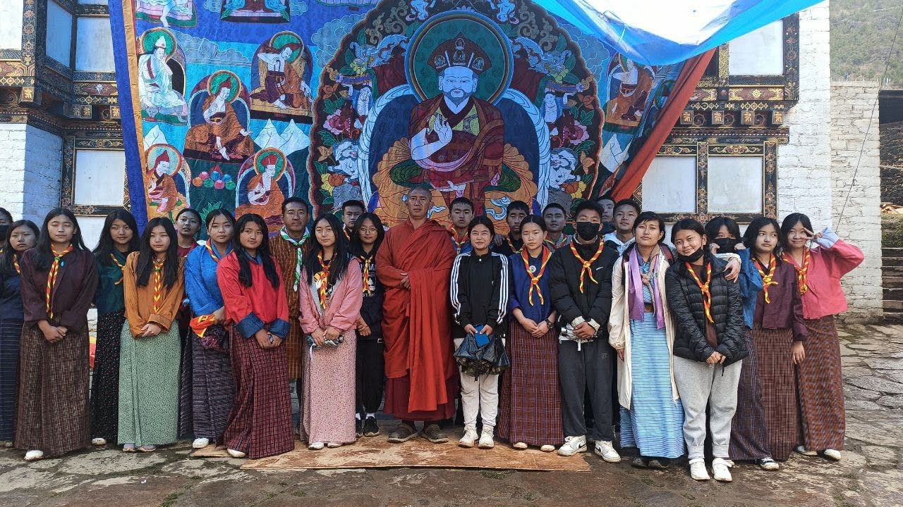 Yangchenphug Higher Secondary School Scout Hike to Pajoding - YouTube