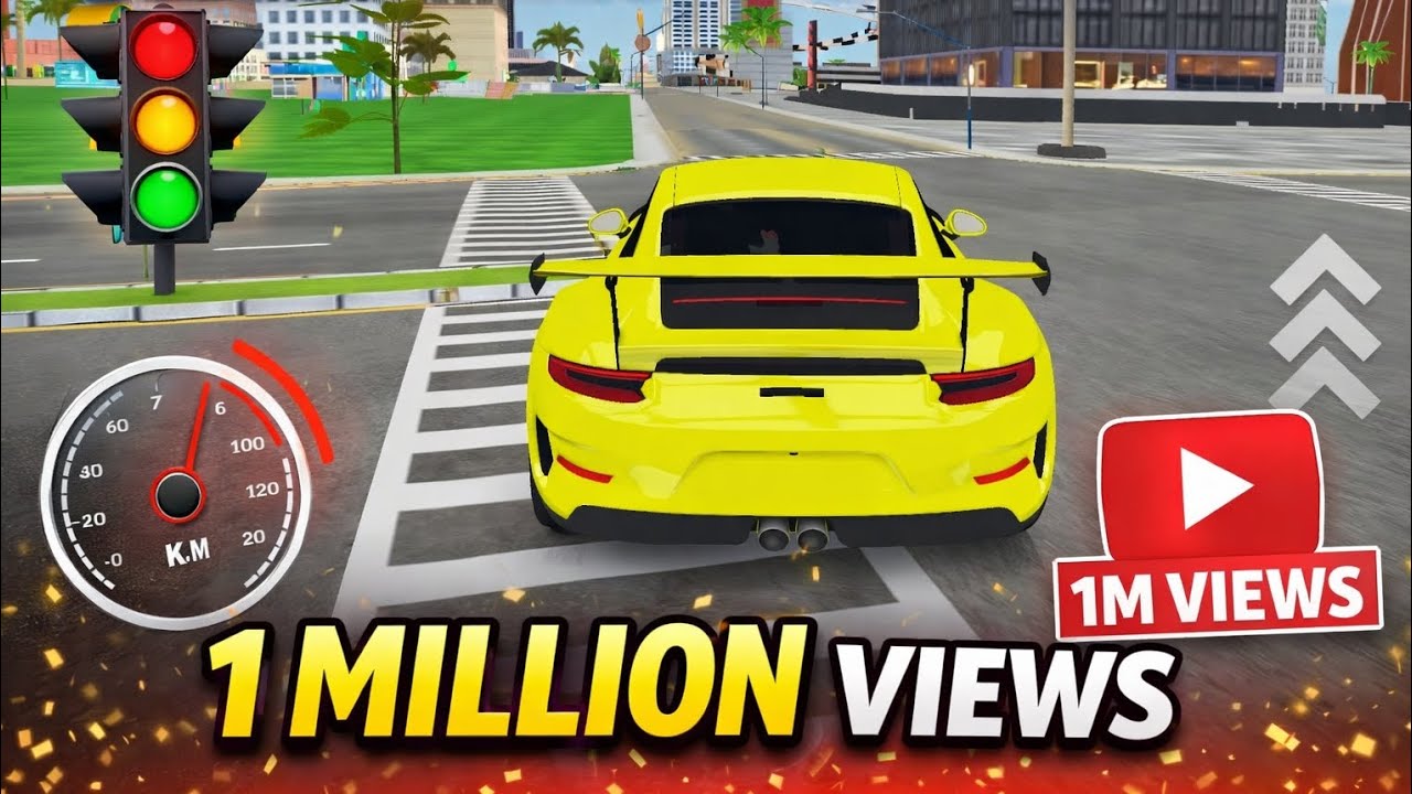 Yellow car driver on City 🏙️🌆 - YouTube