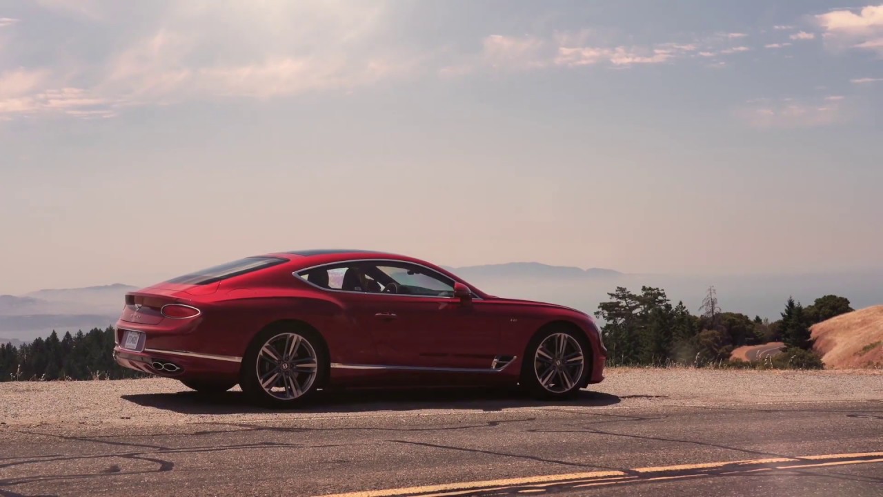 Bentley Continental GT V8 Design in Dragon Red - YouTube