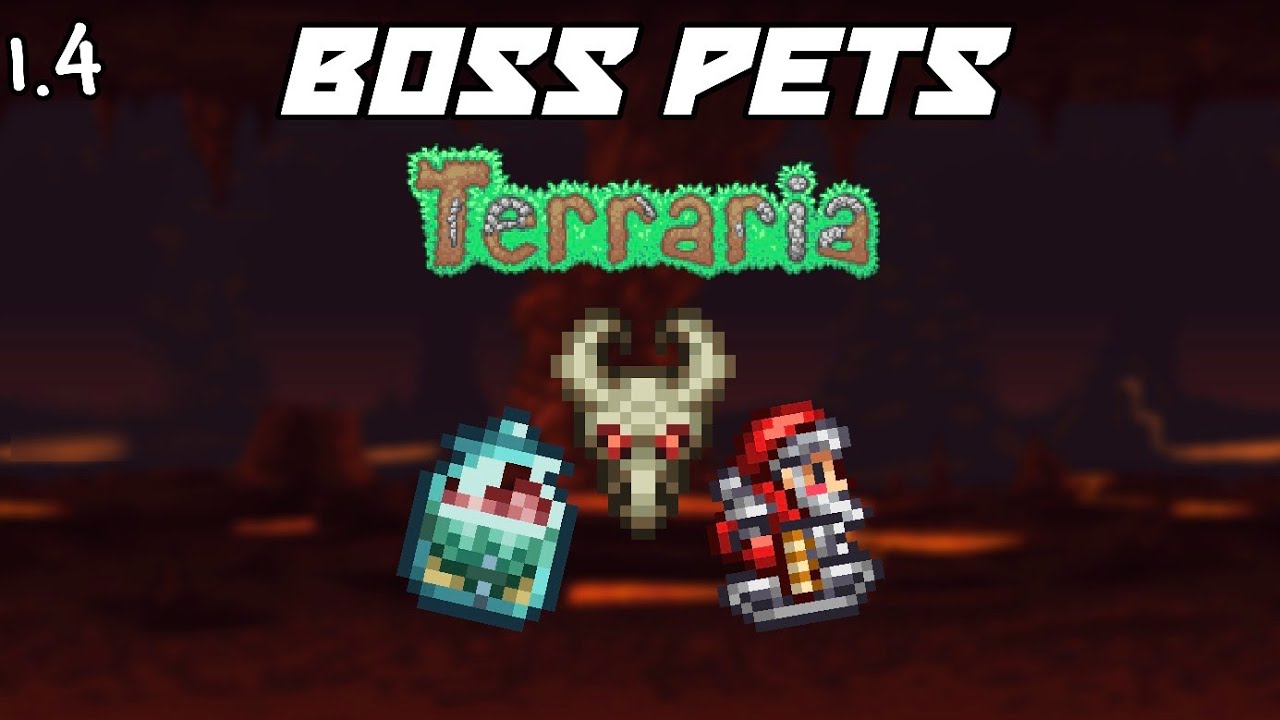 Terraria all 1.4 master mode pets and mounts - YouTube