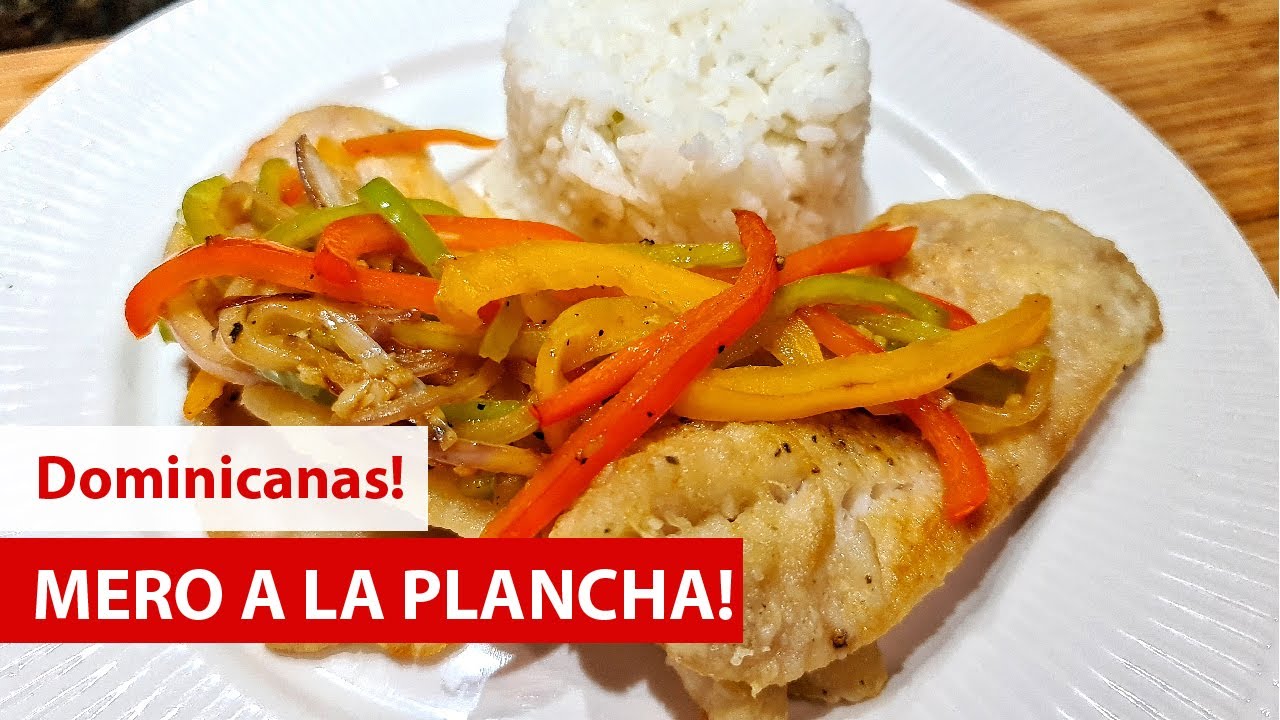 Como hacer FILETE de MERO A LA PLANCHA 🐟🌶🧅 [CON VEGETALES] | Cocina ...